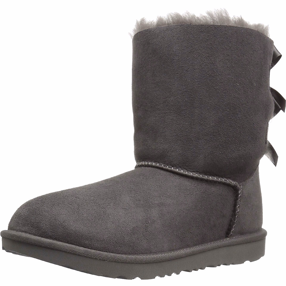 UGG Unisex-Child Bailey Bow Ii Boot, Grey, 04