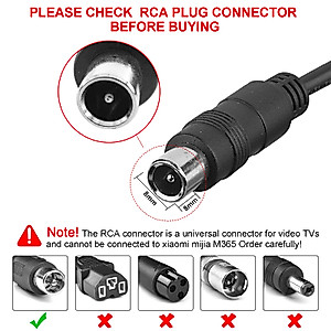 42V 2A Ninebot Electric Scooter Charger (Round RCA Connector Charger) for Bird Scooter, Lime, Lime-S, Spin, Skip, Xiaomi M365, Segway ES1 ES2 ES4 Electric Scooter for 36V Li-ion Battery