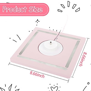 Taladad for Tonie Shelf, Tonies Storage for Toniebox Tonie Figures Creative Tonies Magnetic Shelf for,Tonie Box Player 10-30 Characters (Pink)