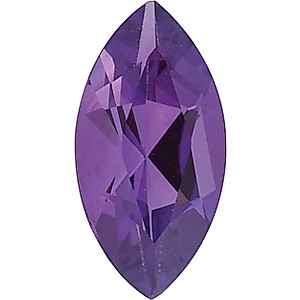 Amethyst Marquise Petite Leaf Ring, 10k Yellow Gold, 12k Green and Rose Gold Black Hills Gold Motif, Size 10.75