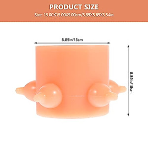 ULTECHNOVO Silicone Puppy Nipple Milk Feeder 4 Nipples Feeder, Pet Nursing Feeding Station for Puppies Kitten