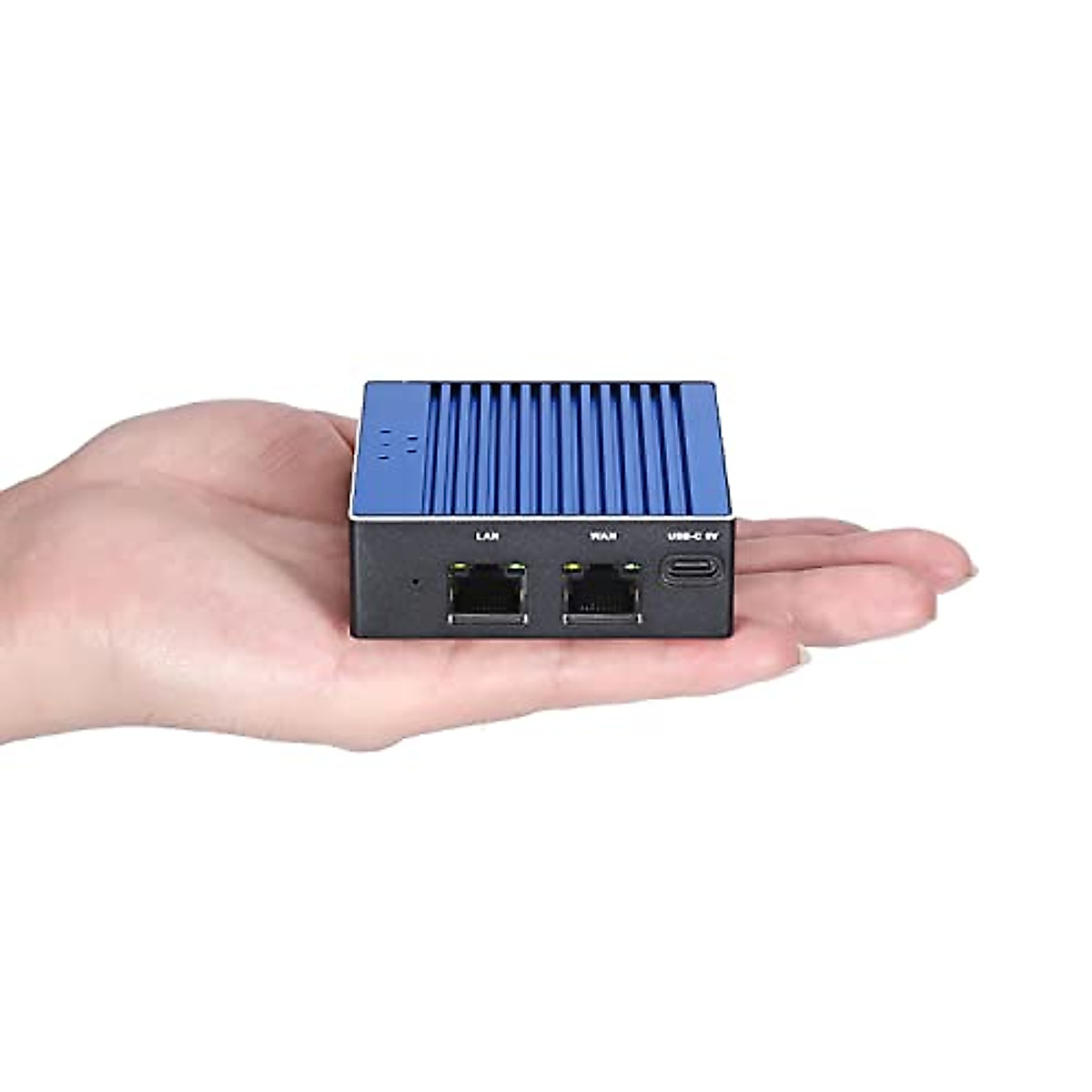 Micro Firewall Appliance, OpenWRT, CentOS8.3, VPN, Router PC, ARM RK3399, HUNSN RH04, LAN TX RX 935Mbps, WAN, USB-C 5V, TF Card Slot, 2 x USB3.0, 4G RAM, 16G EMMC