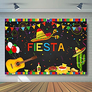Avezano Fiesta Backdrop Mexican Fiesta Themed Birthday Photo Booth Background 7x5ft Summer Fiesta Luau Cinco De Mayo Birthday Pool Party Decorations Photography Backdrops Supplies