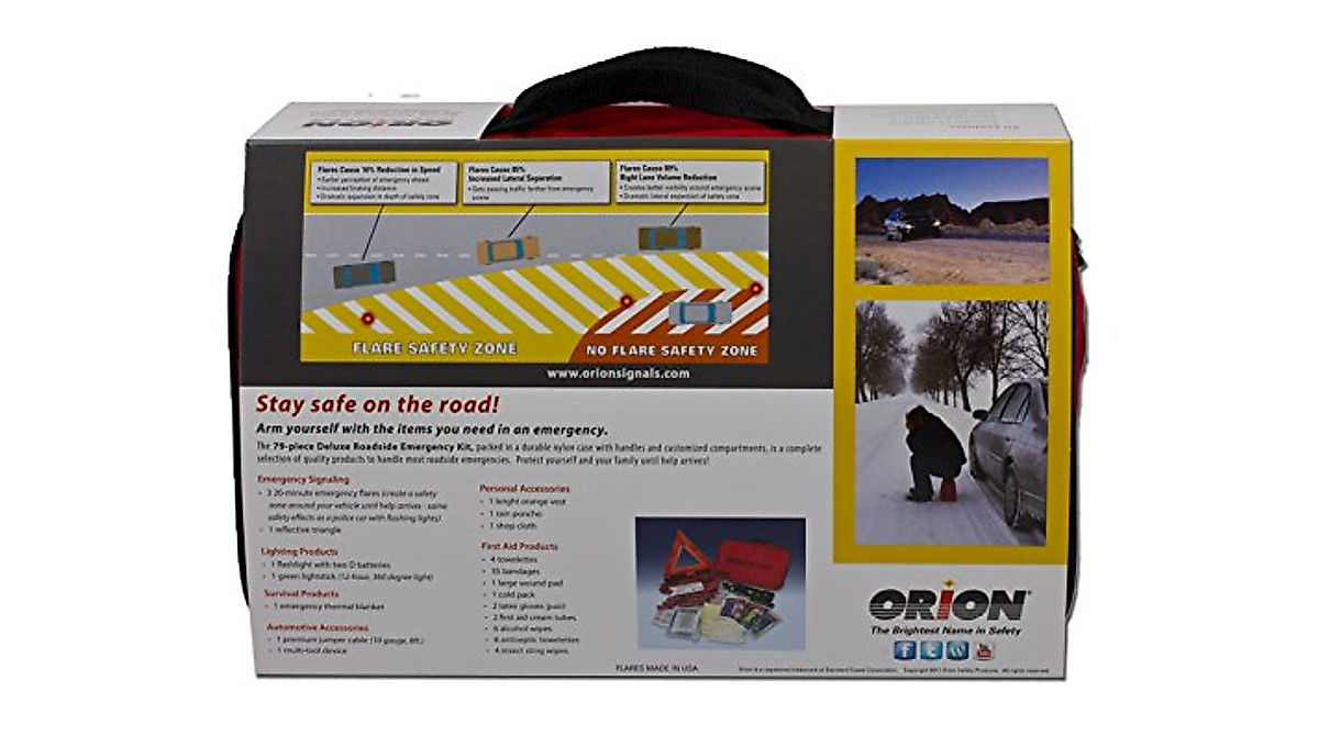 Orion Deluxe Roadside Emergency Kit - Stay Prepared