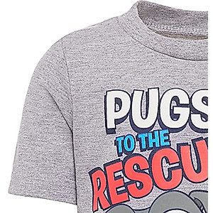 Disney Puppy Dog Pals Bingo Rolly Toddler Boys Athletic Graphic T-Shirt Mesh Shorts Set Gray 4T