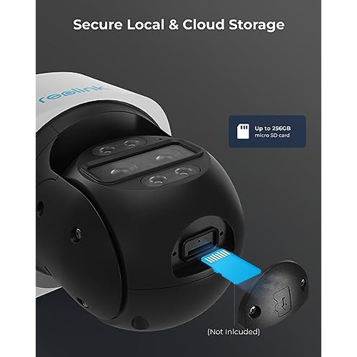 REOLINK Wired Cellular Security Camera Outdoor, 4G LTE Camera No WiFi Needed, 4MP PTZ, 6X Hybrid Zoom with Auto Tracking, Smart Detection, Plug-in for Nonstop Power, 24/7 Recording, TrackMix Wired LTE