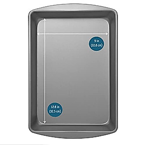 OvenStuff HG318-AZ Nonstick Bakeware 13” x 9” Roasting or Cake Pan, Set of 3