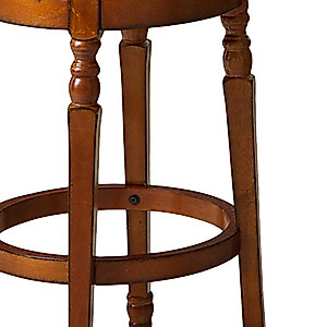 Christopher Knight Home Eclipse Armed Swivel Barstool, Chocolate Brown