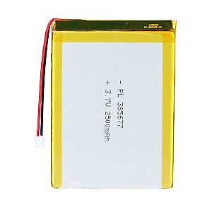 YDL 3.7V 2500mAh 385677 Lipo battery Rechargeable Lithium Polymer ion Battery Pack with JST Connector