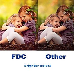 FDC Compatible 106R01597 106R01594 106R01595 106R01596 Toner Cartridge Replacement for Xerox Phaser 6500 WorkCentre 6505 Printers (4 Colors)