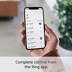 Ring Smart Lighting – Wall Light Solar, White (Bridge required)