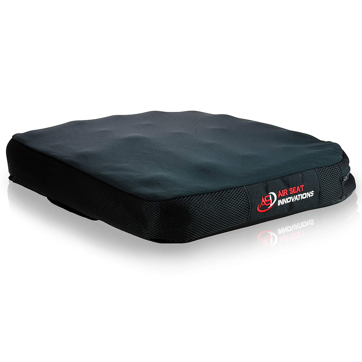 Air Seat Innovations Seat Cushion: Office Chair, Wheelchair, Car or Truck Driver Seat Pad - Lower Back, Coccyx and Sciatica Pain Relief, 18” x 16”