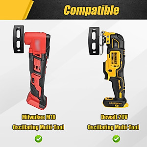 Upgrade 1 Pcs Square Slot Cutter Compatible for Dewalt 20V & Milwukee M18 Oscillating Multi-Tool to Cut-in Single Gang Wall Boxes,Outlet Cutter for Drywall,Efficient Carving Tool,Square-Shaped,Black