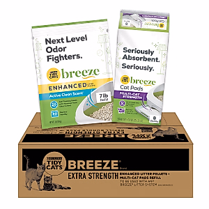 Purina Tidy Cats Breeze Cat Litter Extra Strength Refill Bundle