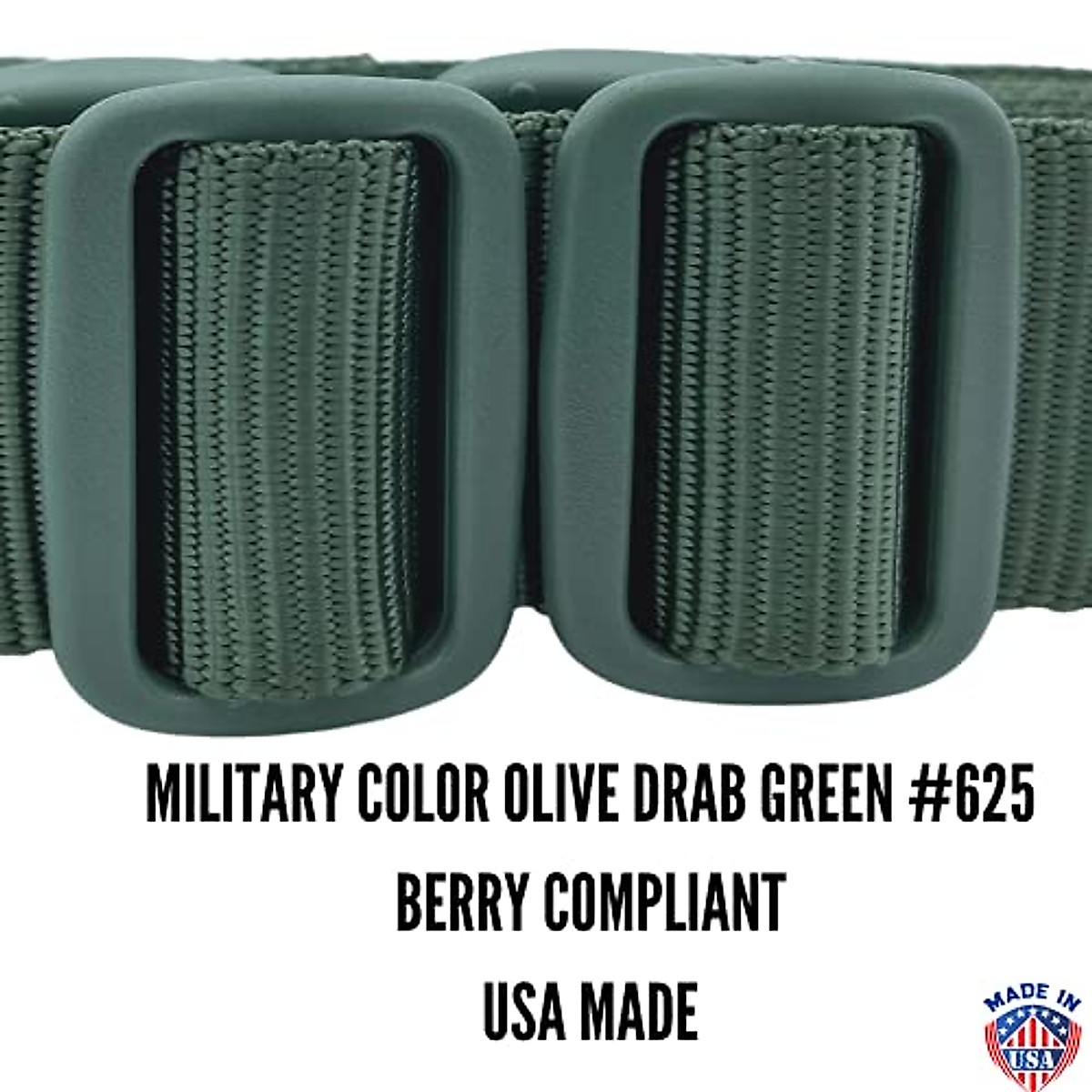 Premium USA Made Rifle Sling with Flat Tubular Webbing for Superior Comfort and Strength. 100% USA Made by Blu Collar Workers