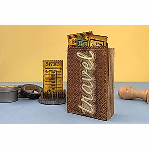 Sizzix, Multi Color, Thinlits Die Set , Ticket Booth by Tim Holtz, 6 Pack, One Size