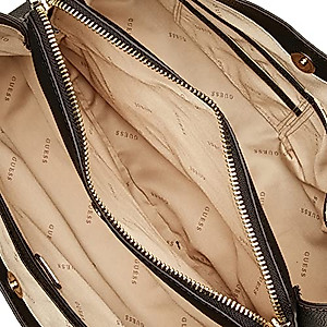 GUESS womens Satchel, Satchel Shoulder Bag, Chestnut Multi, One Size US