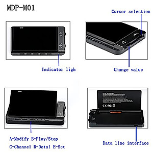 TOOLSAGE Variable DC Power Supply MDP-M01 Mini Digital Programmable Adjustable Linear Laboratory Power DC-DC CV CC Output 90W 30V 5A Meter Module
