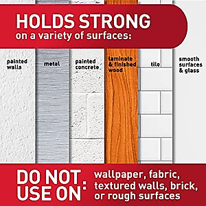 Command Wall Hooks Bundle - Command Small Wire Toggle Hooks 16 Hooks with Large Utility Hooks 7 Hooks, Command Strips Included