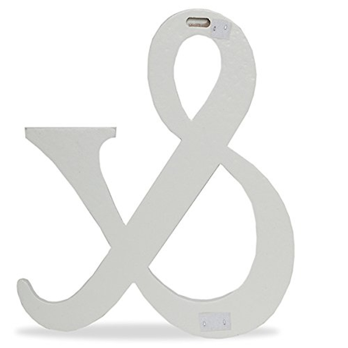 The Lucky Clover Trading & Wood Block Symbol, 14" L, White Wall Letter