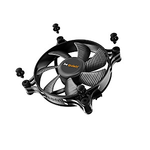 be quiet! Shadow Wings 2 120mm PWM Silent Low Noise Cooling Fan | Low Noise Operation | Rubber Fan Frame | Designed in Germany | Black | BL085