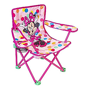 Minnie Mouse Kids Camp Chair Foldable Chair with Carry Bag