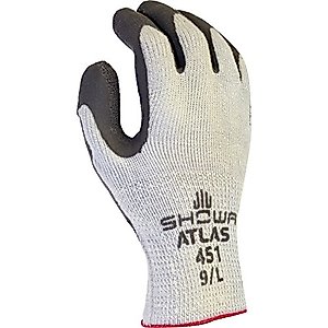 SHOWA unisex adult insulated work glove, Gray, Large Pack of 24 US