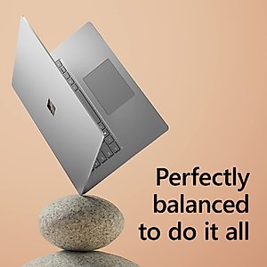 Microsoft Surface Laptop 5 (2022), 15" Touch Screen, Thin & Lightweight, Long Battery Life, Fast Intel i7 Processor for Multi-Tasking, 16GB RAM, 512GB Storage with Windows 11, Platinum