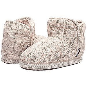 MUK LUKS Women's Leigh Slipper, Fairy Dust/Ivor, Medium