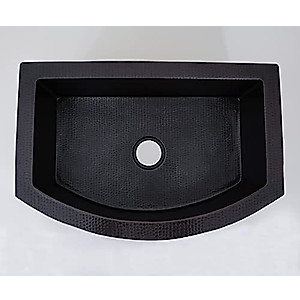 Copper Farmhouse Round Apron Kitchen Sink