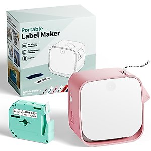 Vixic M960 Label Maker, Bluetooth Labeler, Portable Mini Label Printer, Inkless, Multiple Icons, Home School Office Use
