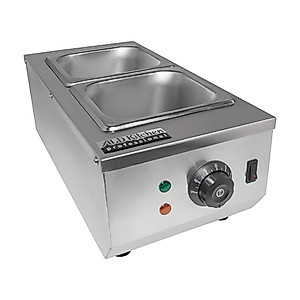 ALDKitchen Chocolate Melting Pot | Manual Control Chocolate Melter for Home or Bakery Use | 2 Tanks for 9 lb (4 kg) of Tempered Chocolate | 110V | 1kW