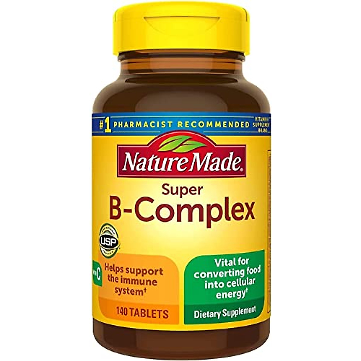 Nature Made Super B Complex Tablets, 140 Count (Pack of 3)
