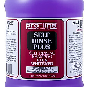 Chris Christensen ProLine Self Rinse Plus Dog Shampoo, Groom Like a Professional, Brightens and Whitens, No Rinse Cleaner, Made in USA