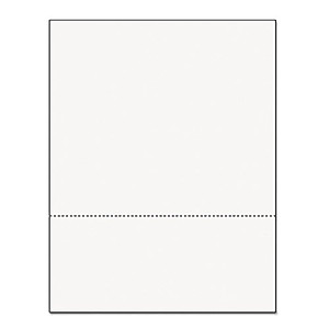 PrintWorks Professional 3 1/2" Perforated Paper, 500 Sheets, 20 lb, White (04128)