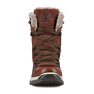 Santana Canada Majesta-Luxe Boot - Women's Cognac/Dark Green, 9.0
