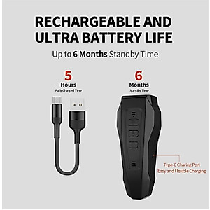 Generic Dog Bark Deterrent Devices | Professional Long Range Anti Barking Ultrasonic Tool | 30 Ft Range with LED and 2 Modes | Sonic Emitters for Dog Training & Behavior Aids (Black)