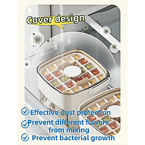 Portable Ice Maker, Countertop Ice Cube Machine with Clear Window, White