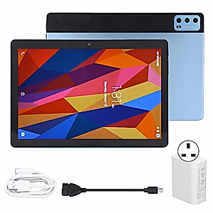10.1in Tablet 11 Tablet, Octa Core Processor, 8GB RAM 256GB ROM, 1920x1200 IPS Touch Screen, 5MP+13MP Cameras, WiFi, BT, 6000mAh, 4G Dual SIM Tablet, Blue