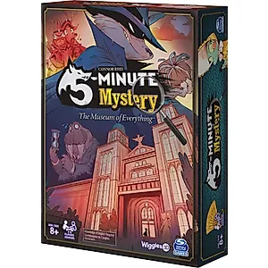 5-Minute Mystery The Museum of Everything Game, for Adults and Kids Ages 8 and up, by SpinMaster