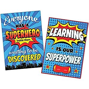 Teacher Created Resources Superhero Positive Poster Pack (TCR6666)