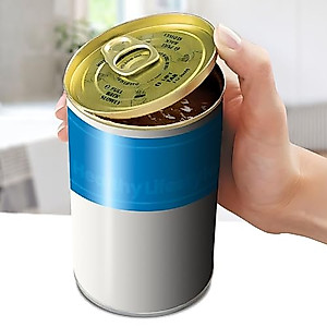 Kenmore Smooth Edge Electric Automatic Can Opener Extra-Tall Smooth-Touch Side-Cut Blade Easy Operation Opens Regular Pop-Top Cans Prevents Sharp Edges Silver Black