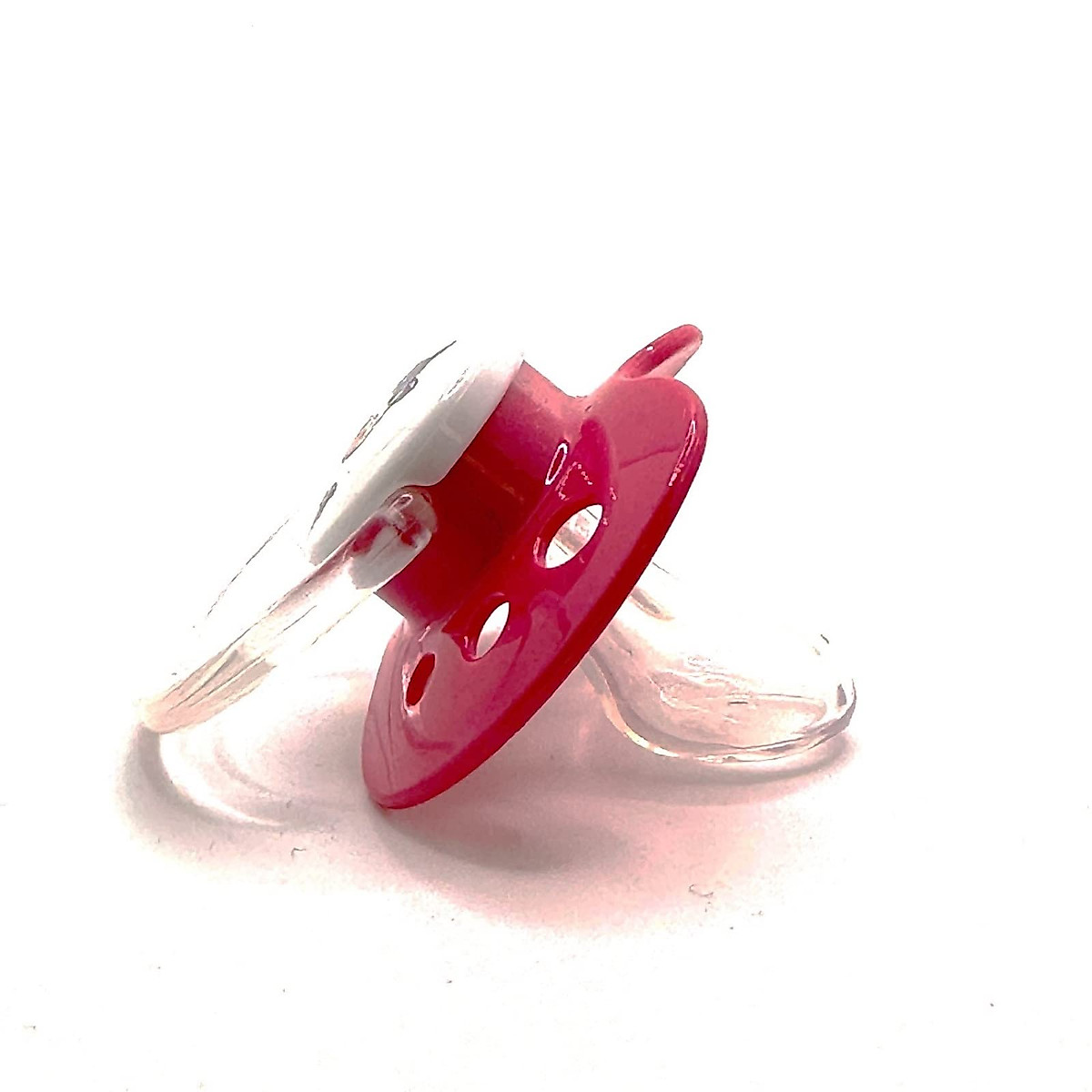 Playtex Baby Binky Orthodontic Pacifier with Air Comfort Shield, Medical Grade Silicone, Pink & Purple, 2 Count