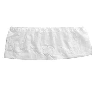 Greenour Shoe Covers Disposable for Indoors Pack of 100 (50 Pairs) Waterproof CPE Booties Shoes Protectors Coverings Fits Up to Size 11 US Men and 13 US Women White Large