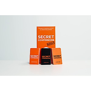 Secret Confessions: Adult Party Game - The Game of Anonymous Answers to Embarrassing Questions, Ideal for Game Night, Adult Games, Card Games for Adults