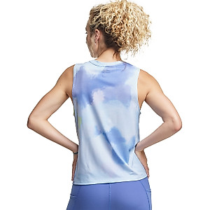 Champion Women's Sport Muscle Tank, Multi Wash Cloud Fantastic Fuchsia, Large