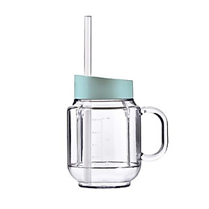 Kitchen Flower Retro Mini Blender Tritan BPA BPA Free Jar Smoothie Ice Crush Blender 600mL Capacity 220v
