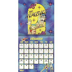 2023 Cartoon Network Rick and Morty Wall Calendar