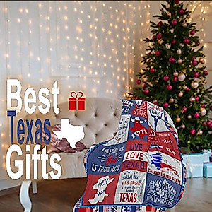 Shanfeirui Texas Themed Blanket - 50" X 60" - Featuring Longhorns - Ultra Soft Throw for Men, Women, Girls and Boys - Ideal Gift for Birthdays and Special Occasions - by Texas Gifts and Souvenirs.
