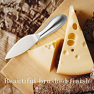 8 Pieces Cheese Tool Set, findTop Stainless Steel Cheese Knives Collection